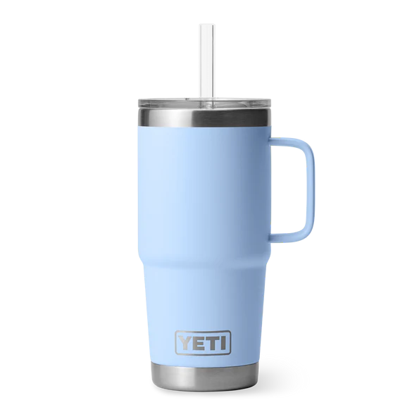 YETI RAMBLER 25 OZ STRAW MUG BIG SKY BLUE – Windyridge Garden Centre