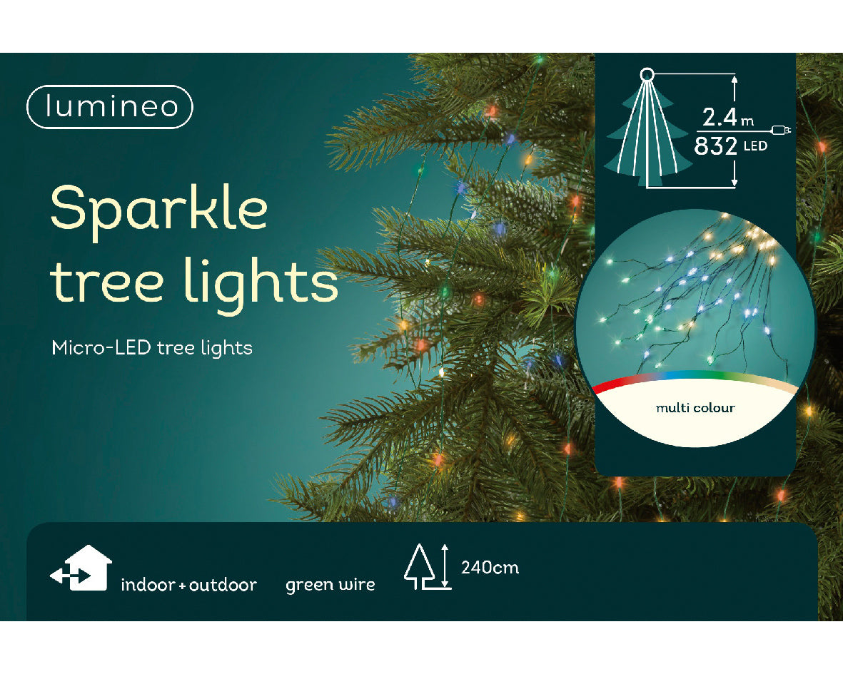 Micro LED tree bunch L240cm multi colour – Windyridge Garden Centre
